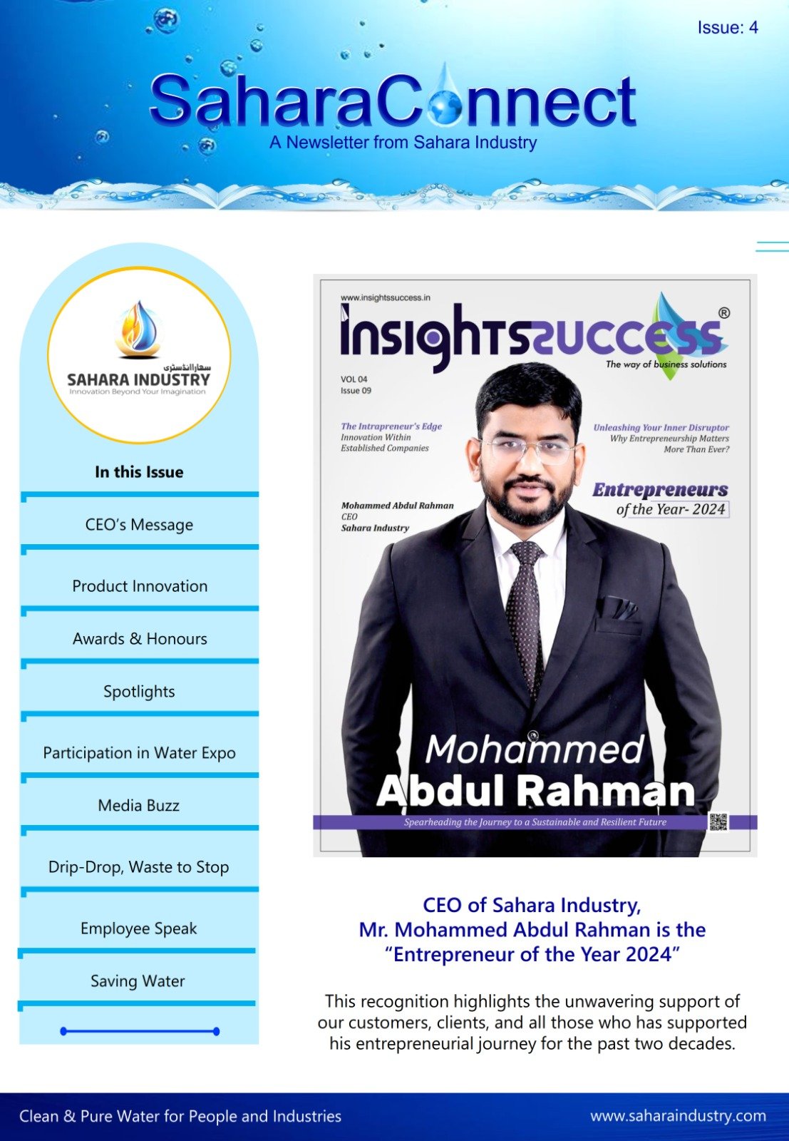 NewsLetter - Sahara Industry